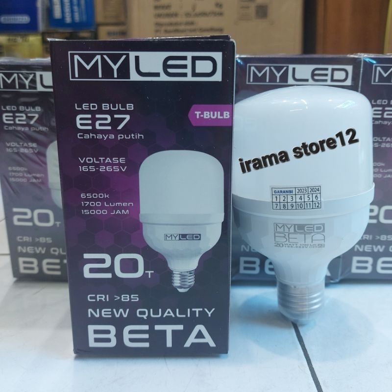 Jual Lampu Led Capsul MYLED beta 20wat/lampu murah BY LUBY 20 watt ...