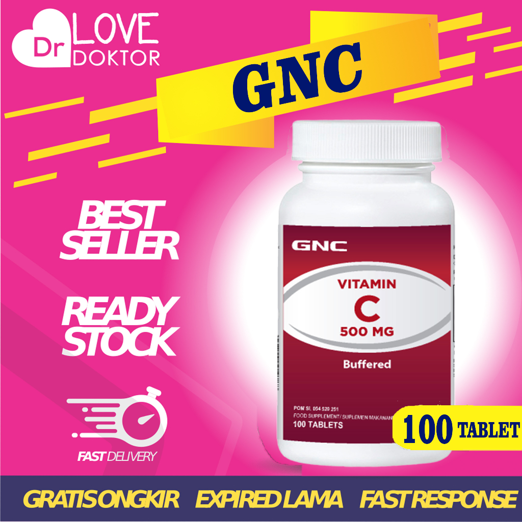 Jual GNC BUFFERED VITAMIN VIT C 500 MG ANTIOKSIDAN KEKEBALAN DAYA TAHAN TUBUH COLLAGEN KOLAGEN ...