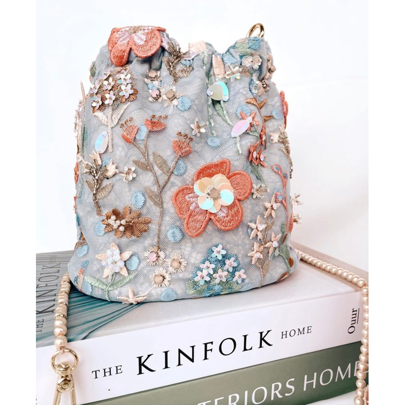 Jual Daisy Bucketbag ICY BLUE (tas bucket / tas serut / tas wanita ...