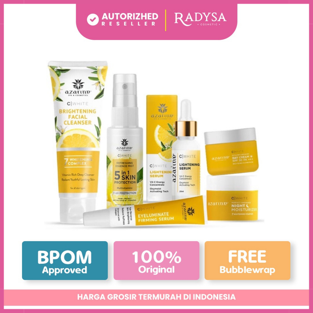 Jual 𝐑𝐀𝐃𝐘𝐒𝐀 - AZARINE C White Series ( Brightening Facial Cleanser ...