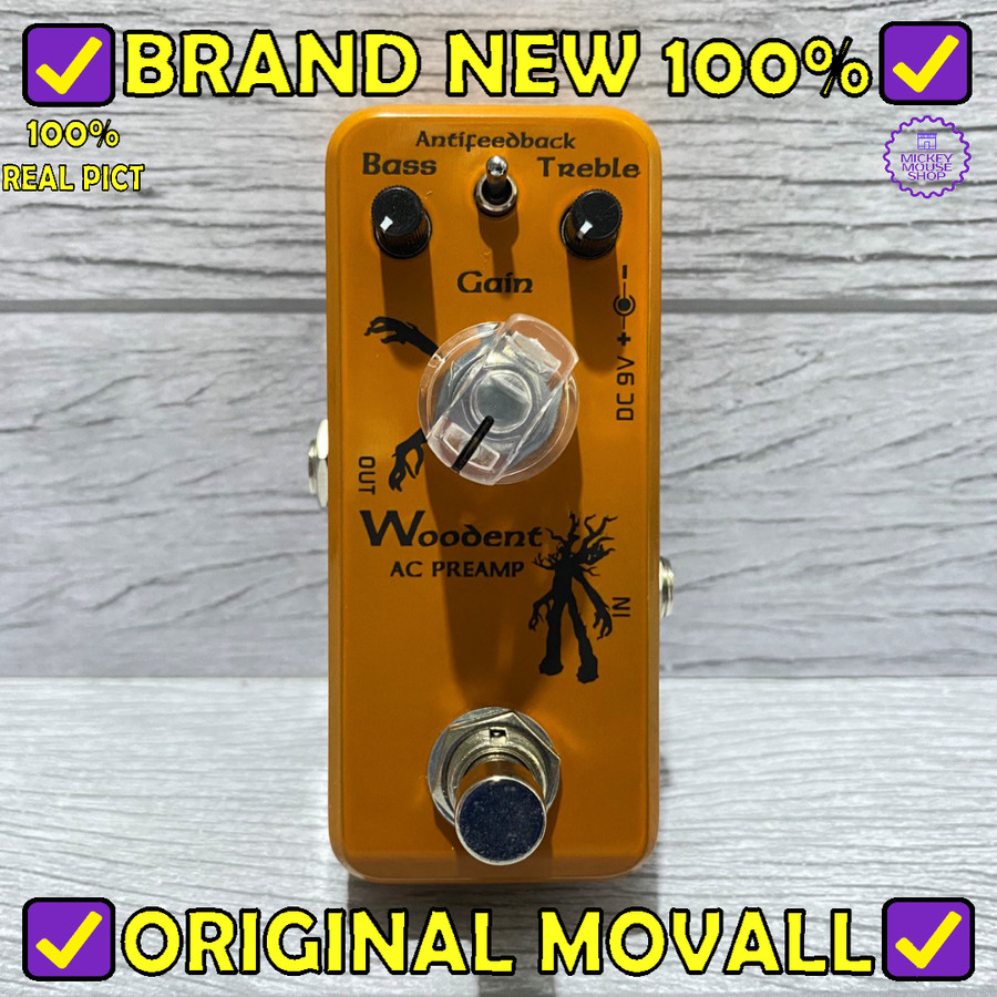 Jual Efek Gitar Movall Woodent AC Preamp Acoustic Treble Bass Gain ...