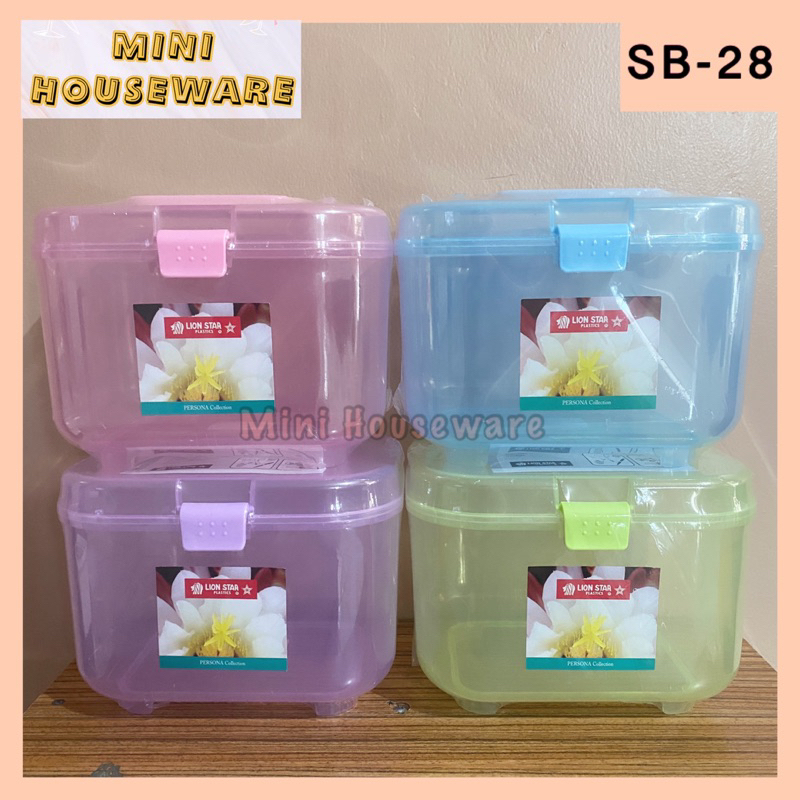 Jual Kotak Plastik Jinjing Serbaguna Lion Star SB-28 / Kotak Masker dan ...
