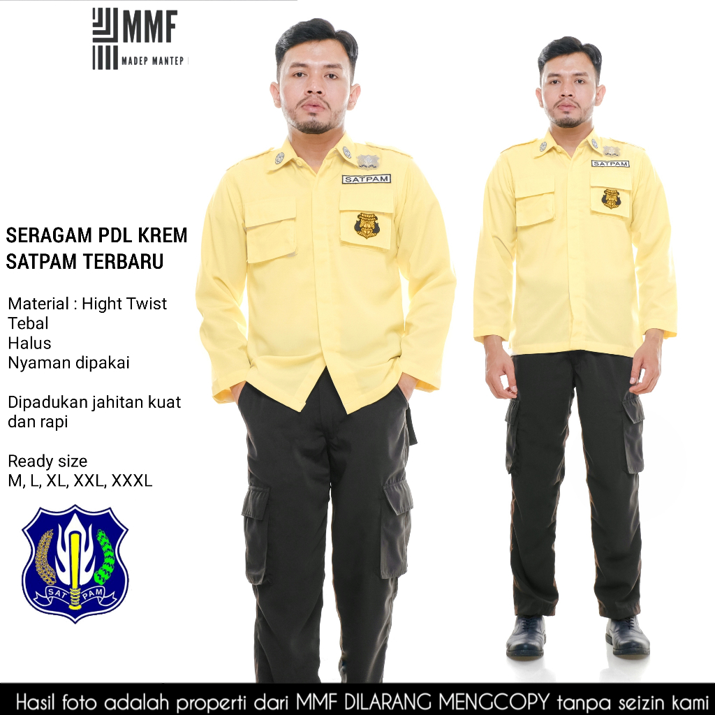 Jual Baju Seragam Security Satpam Kualitas Terbaik Krem Terbaru Seragam ... Jual Baju Seragam Security Satpam Kualitas Terbaik Krem Terbaru Seragam ...