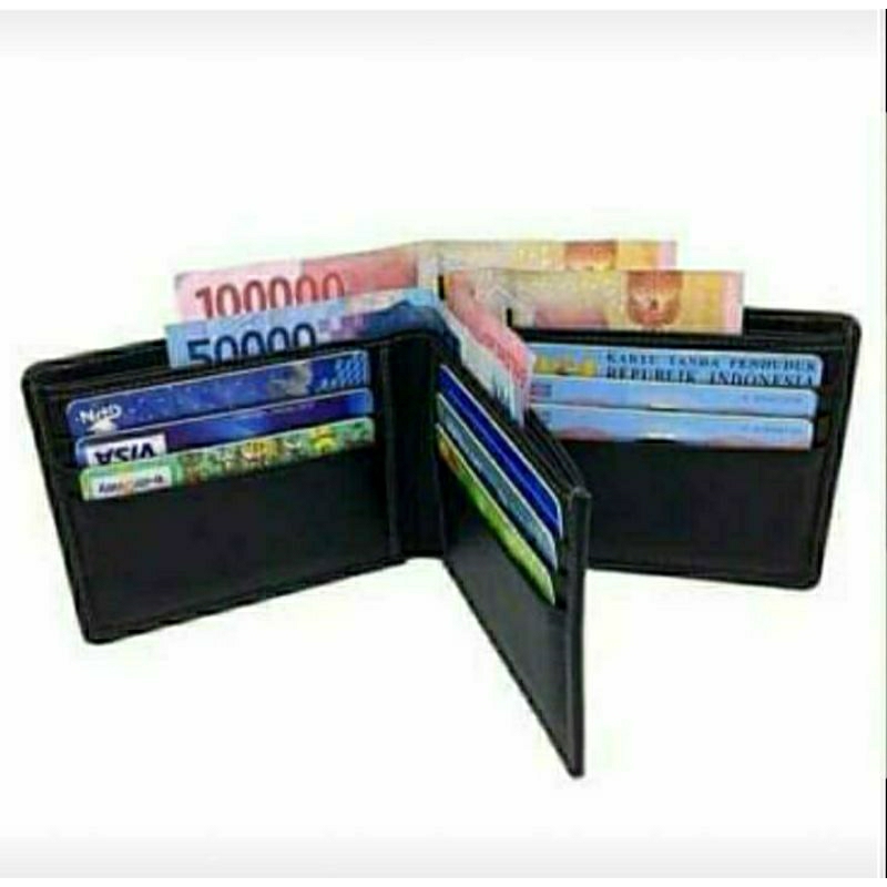Jual Dompet Pria Model 3D Bahan Kulit sapi Asli | Shopee Indonesia