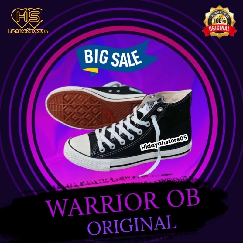 Jual Warrior Original Obral (OB) Sepatu Sneakers Anak Sekolah SD SMP ...