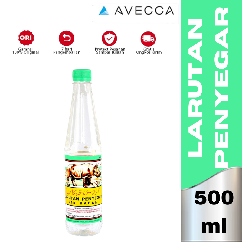Jual Cap Badak Larutan Penyegar Putih 500ml / Sariawan / Tenggorokan ...