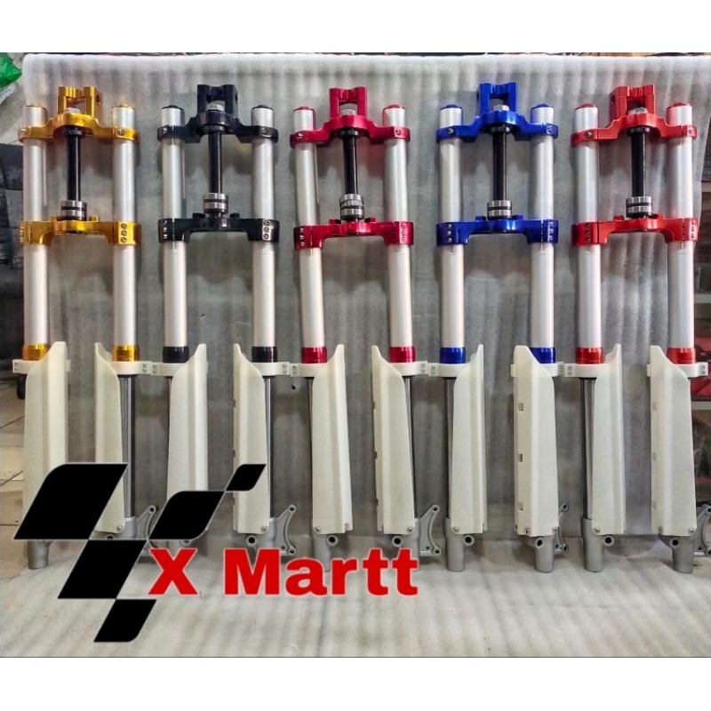 Jual Up Side Down / Shock Depan USD Untuk Kawasaki KLX 150 Dan Dtracker 150 Merk Rideit Full CNC ...