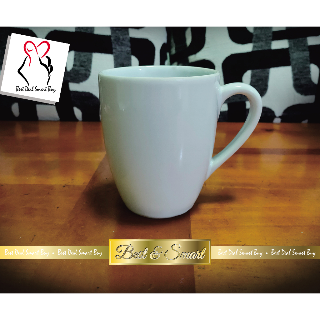 Jual (3pcs) Mug Keramik Corel Putih Polos 8 CM 300ml/300cc Uncoating ...