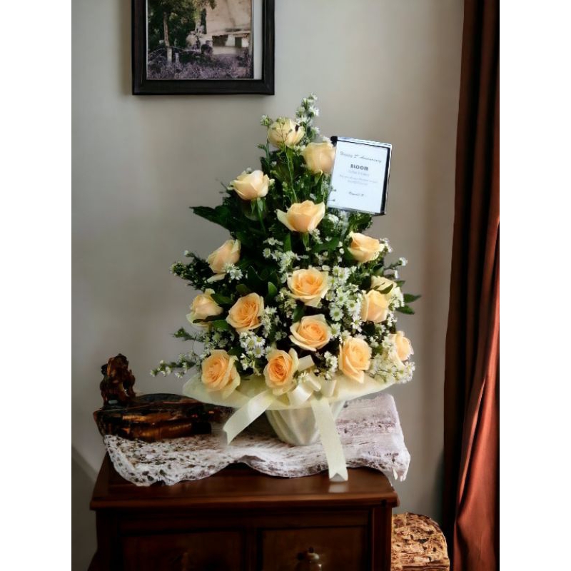 Jual Rangkaian bunga meja bunga fresh | Shopee Indonesia