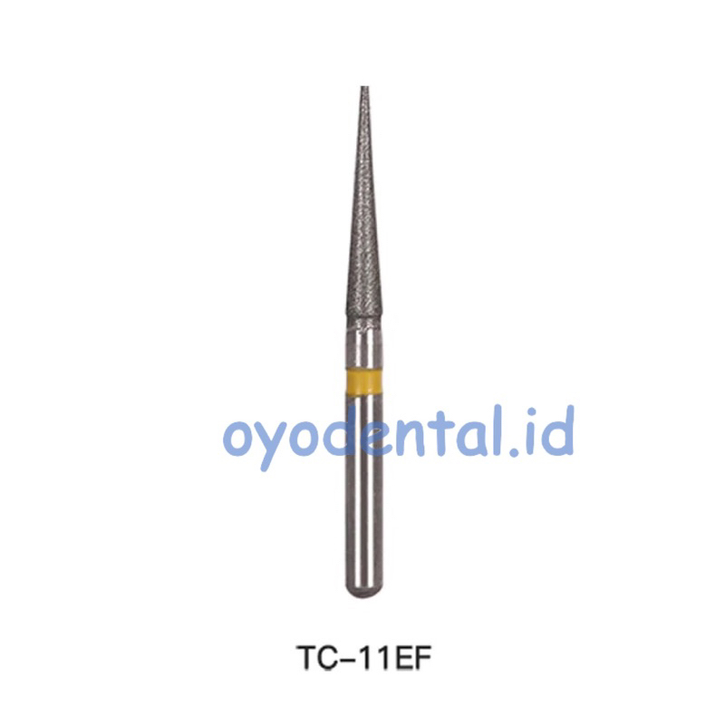 Jual Dental Diamond Bur High Speed Pita Kuning Merah Pedo TR TC FO TF / Mata Bur High Speed ...