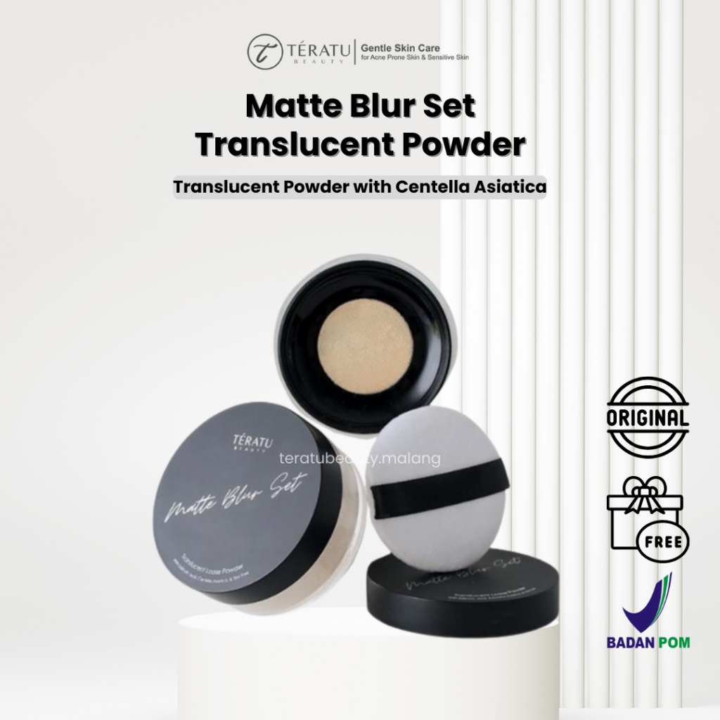 Jual [FREE JEDAI] TERATU BEAUTY MATTE BLUR SET POWDER BEDAK TRANSLUCENT ...