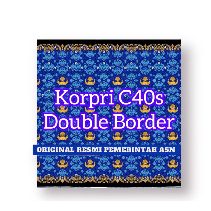 Jual BATIK KORPRI TERBARU DOBLE BORDER C4Ps C50s- ASN BATIK PNS - BATIK ...