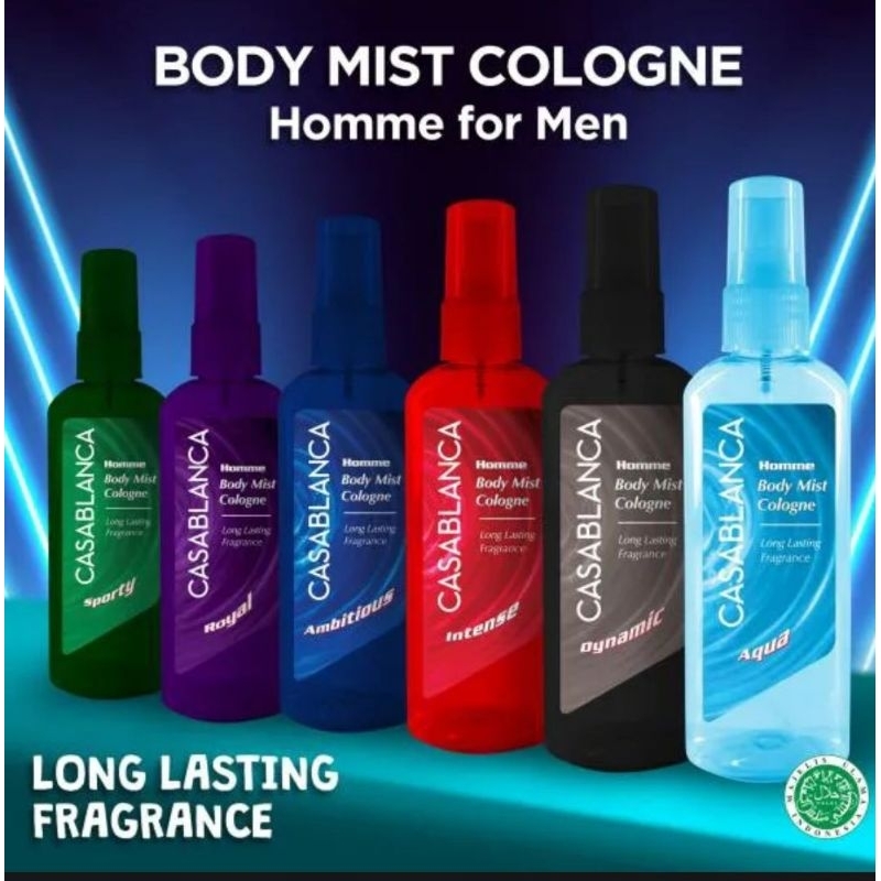 Jual CASABLANCA BODY MIST COLOGNE 100ML FOR MEN/PARFUM PRIA/LAKI LAKI ...