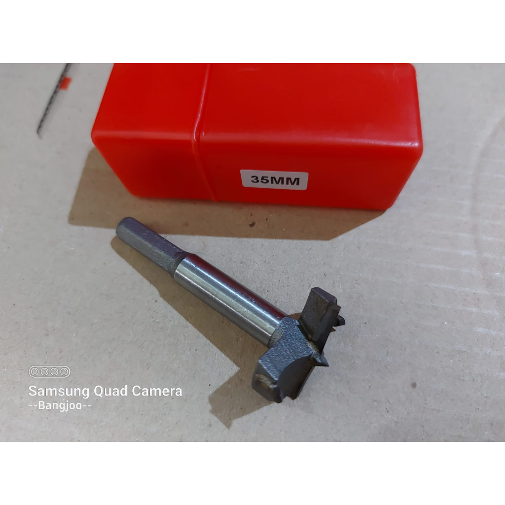 Jual mata bor auger ENGSEL 35mm TCT Forstner drill bit mata bor engsel ...