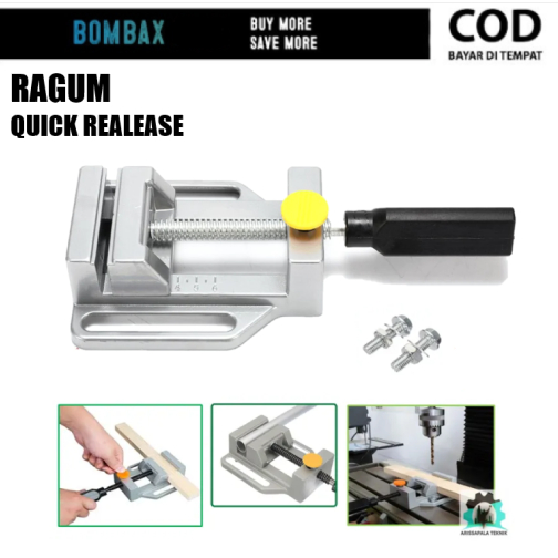 Jual Ragum Quick Release Press Vise Clamp Catok Tanggem Meja | Shopee ...