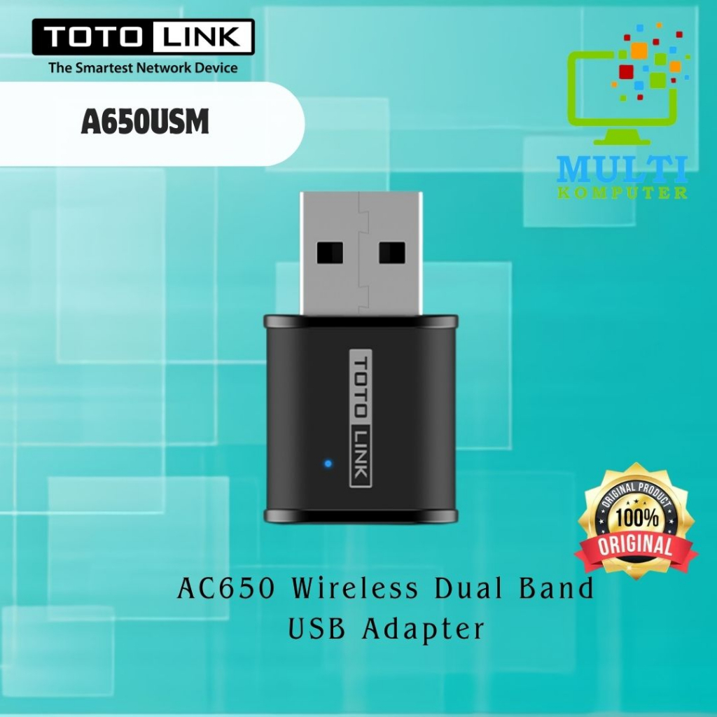 Jual TOTOLINK A650USM AC650 WIRELESS DUAL BAND USB ADAPTER WIFI ...