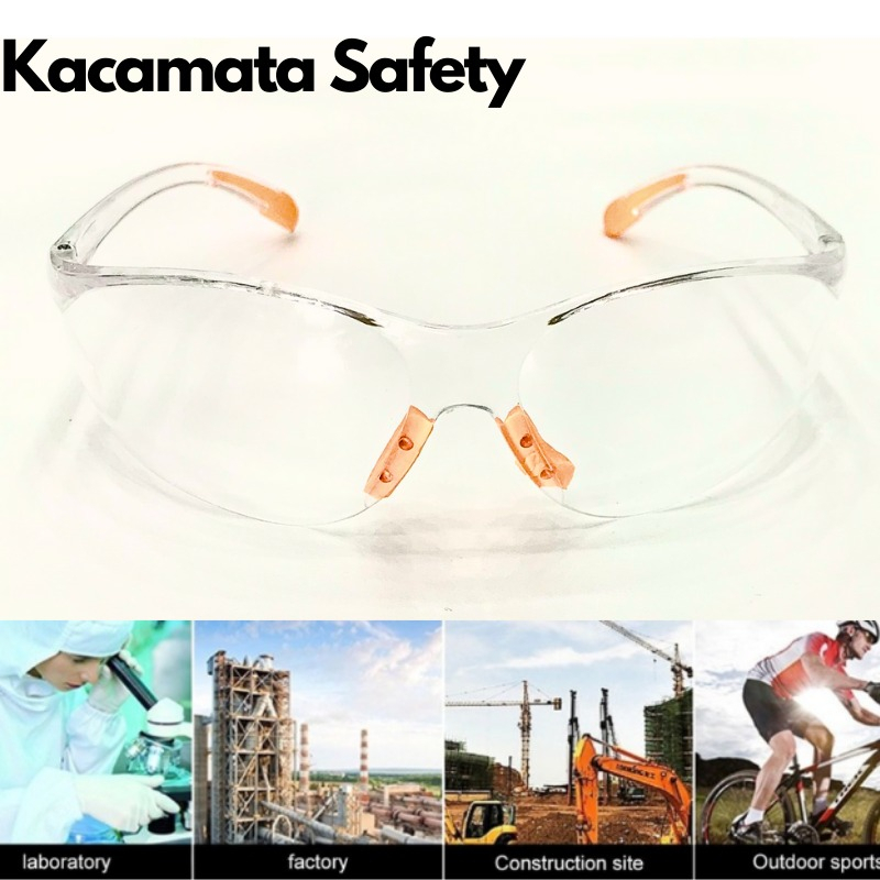 Jual Kacamata Safety Pelindung DIri Clear Bening Transparan Model Kings ...