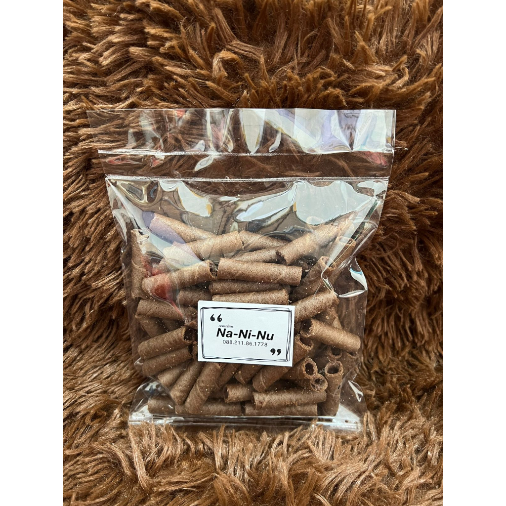 Jual Naninu Wafer Stik Mini Coklat / Wafer Roll Coklat / Kiloan 250gr ...