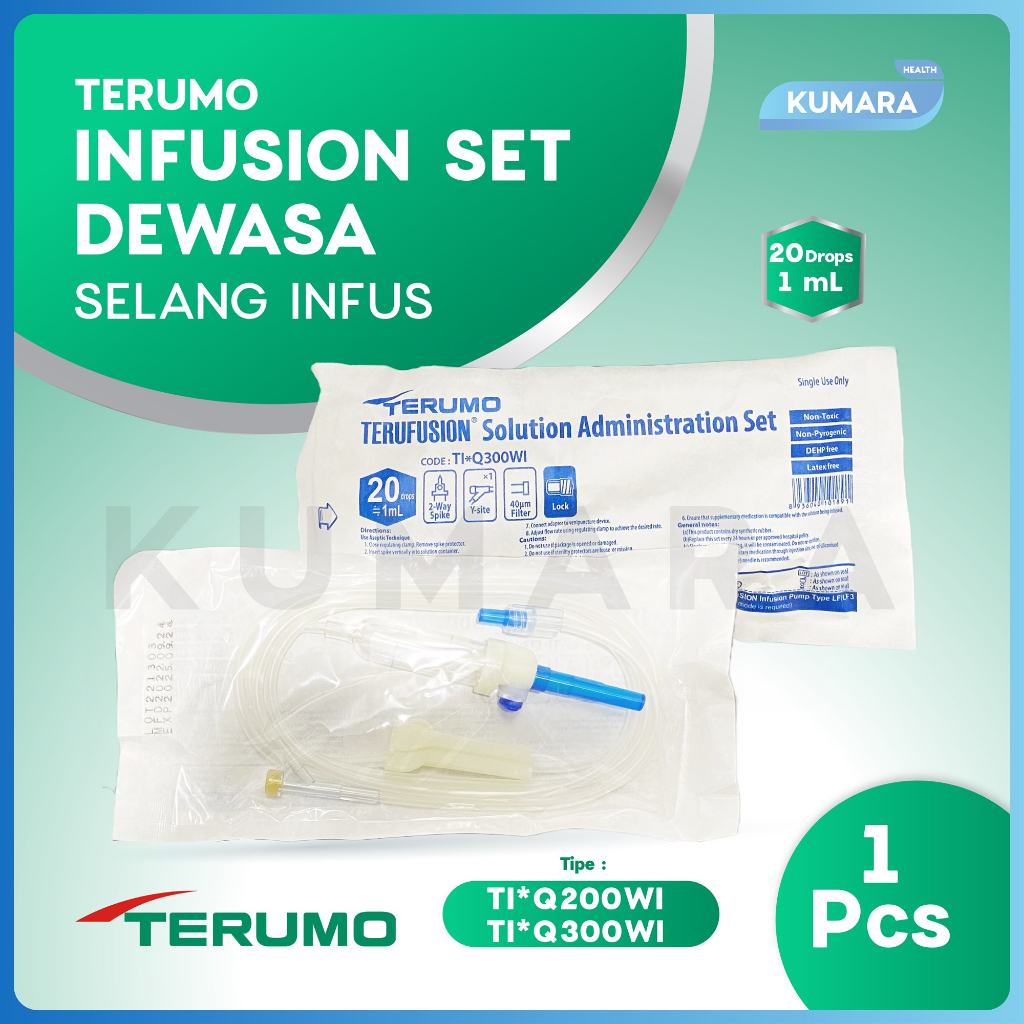 Jual Terumo - Infusion Set Dewasa / Selang Infus Pcs | Shopee Indonesia