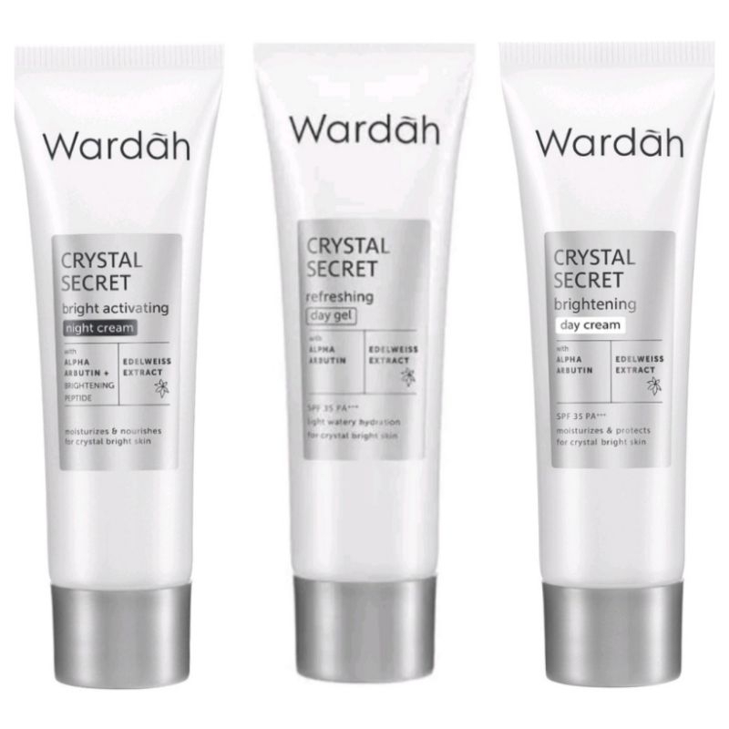 Jual Wardah Crystal Secret Brightening Day Cream 15 ml/ Wardah Crystal ...