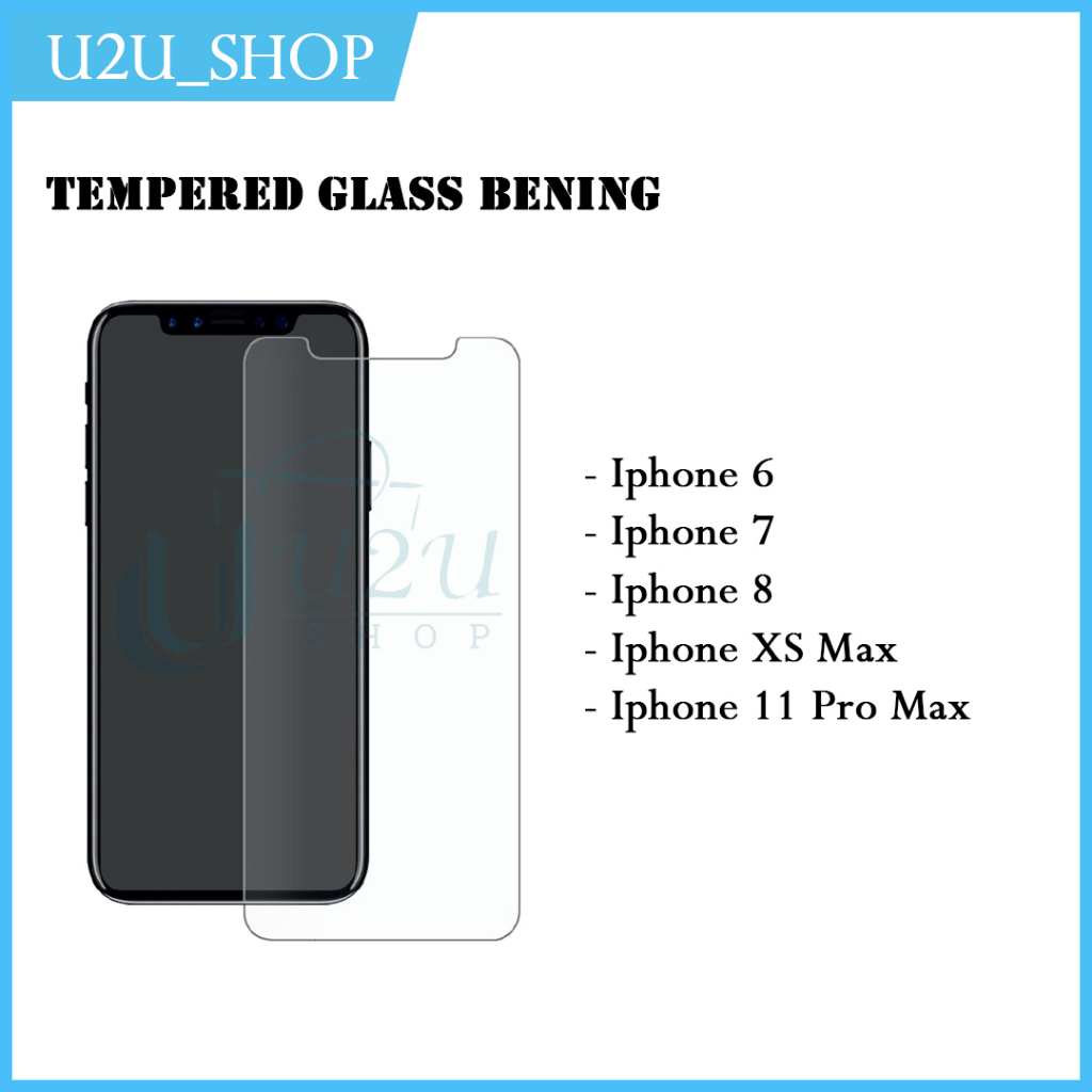 Jual Tempered Glass Bening For Iphone 6 6Plus 6s Plus Iphone 7 Iphone 8 7 Plus 8 Plus Iphone X ...