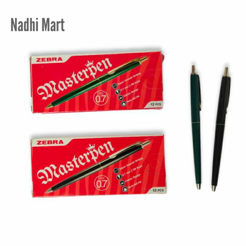 Jual ZEBRA MASTERPEN / PULPEN CETEK HITAM | Shopee Indonesia