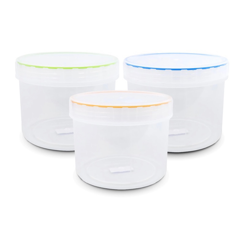 Jual SHINPO Toples Plastik Ukuran L 780 ML Tempat Cemilan Food Storage ...