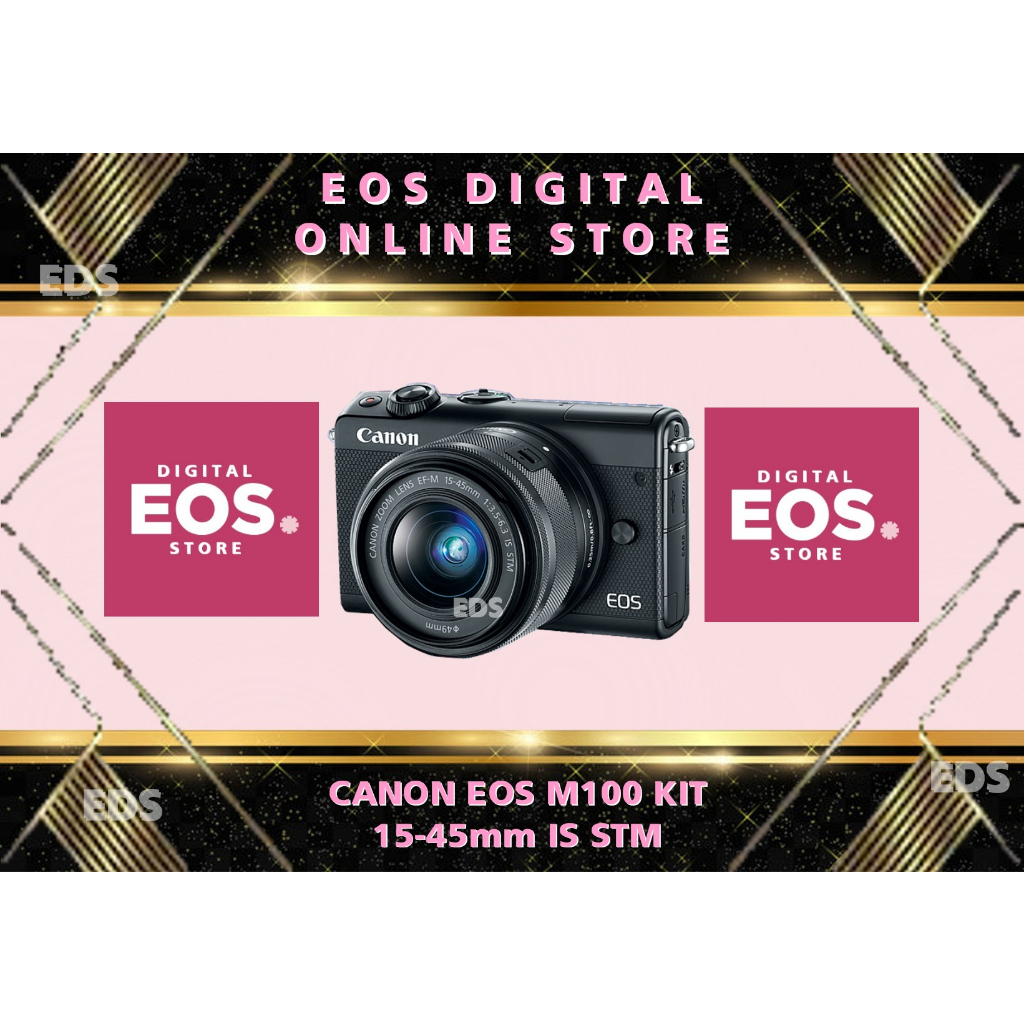 Jual Kamera canon eos m100 kit 15-45mm is stm / canon m100 kit Kamera ...