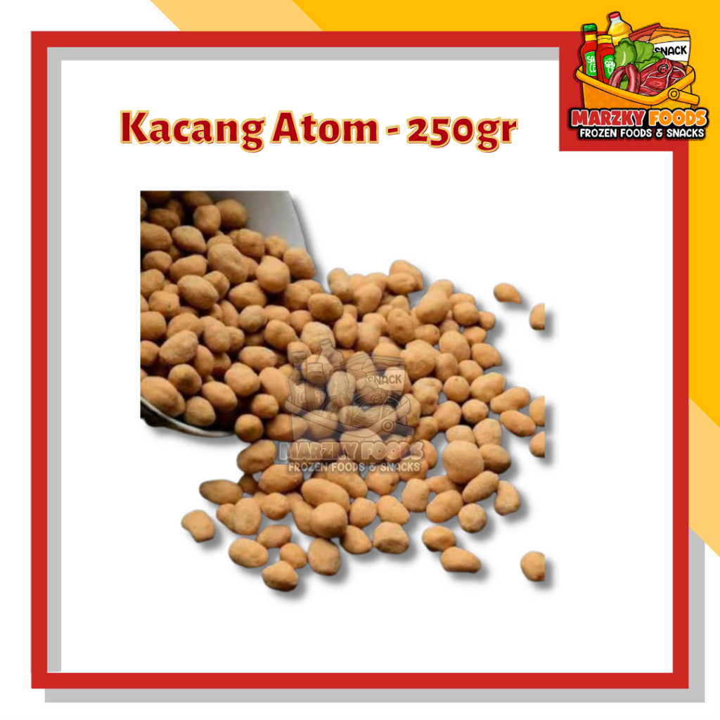 Jual Kacang Atom Original 250gr Kacang Telor Oven | Shopee Indonesia