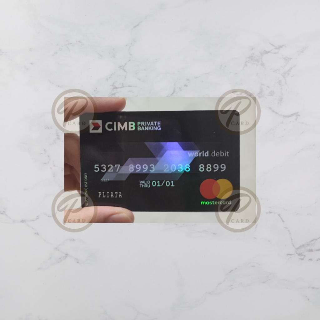 Jual (FAKE) CIMB Private Banking HOLOGRAM SERIES - Card Cover Skin ...