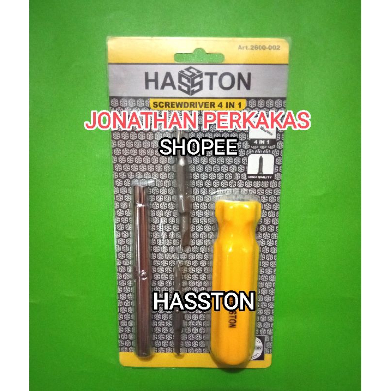 Jual obeng 4 in 1 haston | Shopee Indonesia