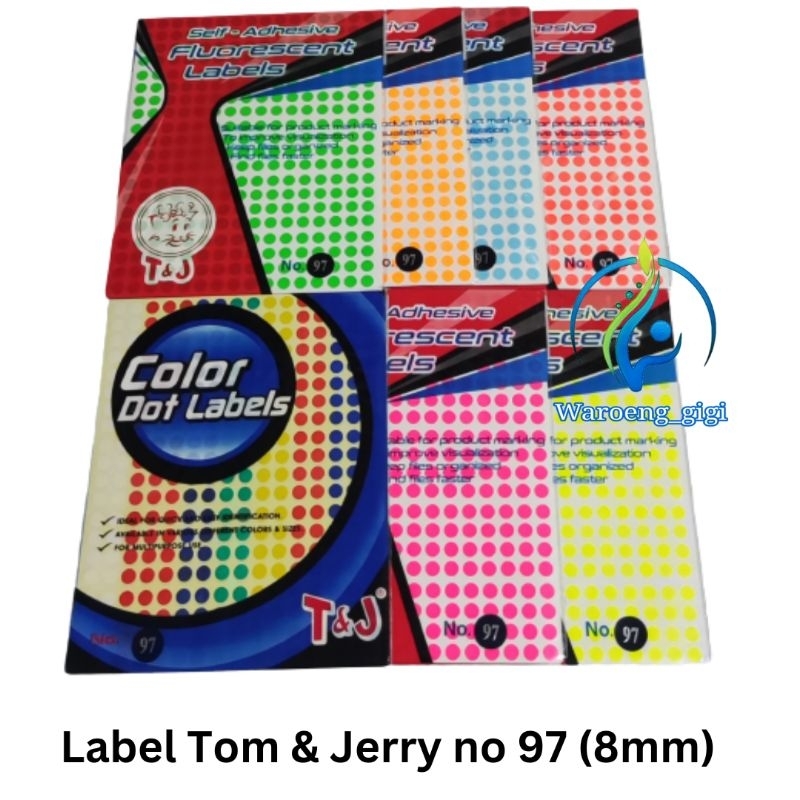 Jual (HARGA PER PAK) Mainan Edukasi Montessori Color Dot Label Menempel ...