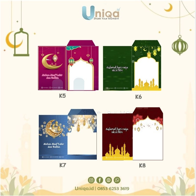 Jual Ampau lebaran / Amplop THR custom Foto dan Nama | Shopee Indonesia