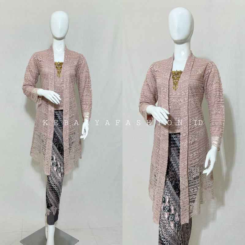 Jual Kebaya Tunik / Tunik Brokat / Kebaya Modern / Kebaya Tile / Kebaya kutu baru modern/ Batik ...