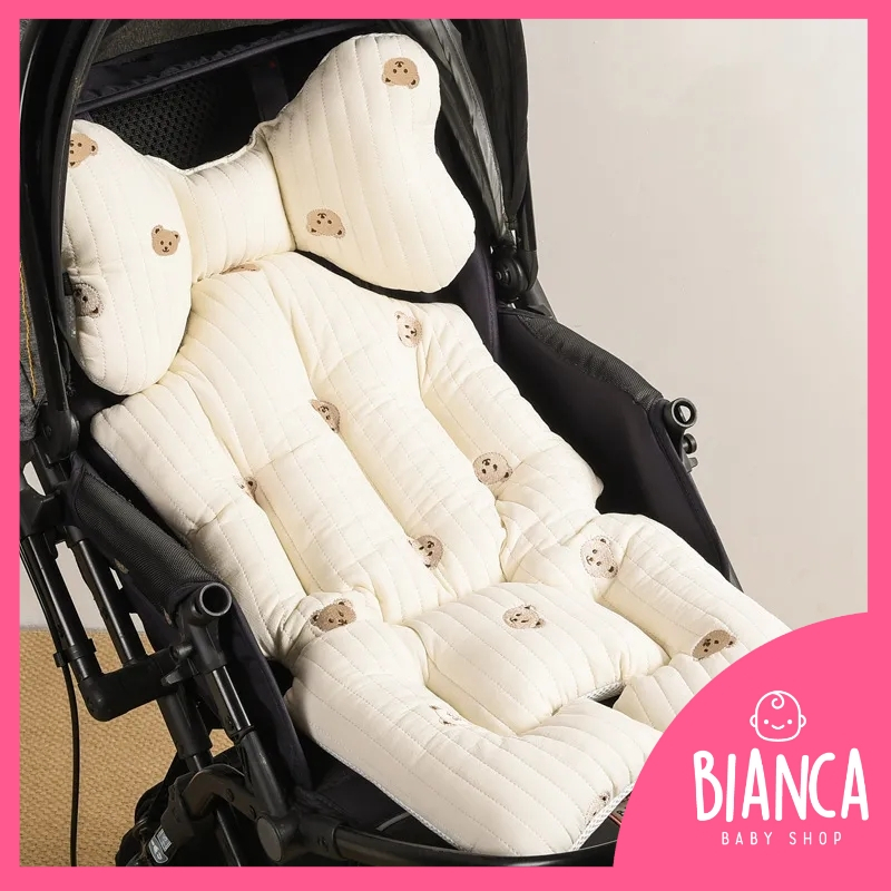 Jual BIANCA - BEAR SERIES Alas Stroller Bayi / Stroller Pad Bayi | Shopee Indonesia