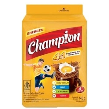 Jual Energen champion 1 pack isi 10 sachet rasa coklat | Shopee Indonesia