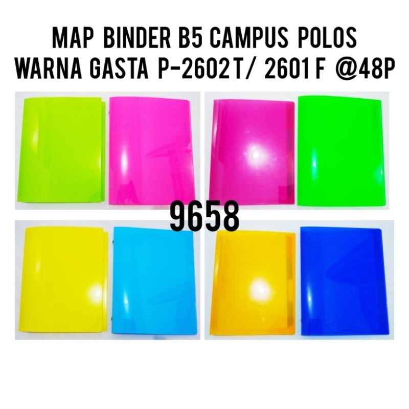 Jual MAP BINDER B5 BESI CAMPUS POLOS / MAP BINDER LOOSE LEAF POLOS ...
