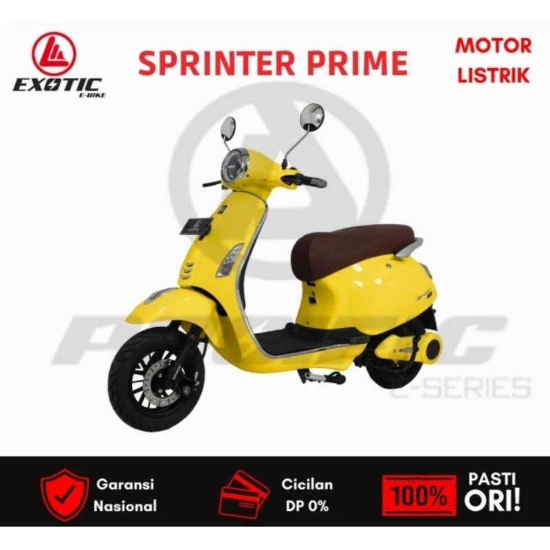 Jual MOTOR LISTRIK EXOTIC SPRINTER PRIME 60V 20AH 1500 WATT | Shopee ...