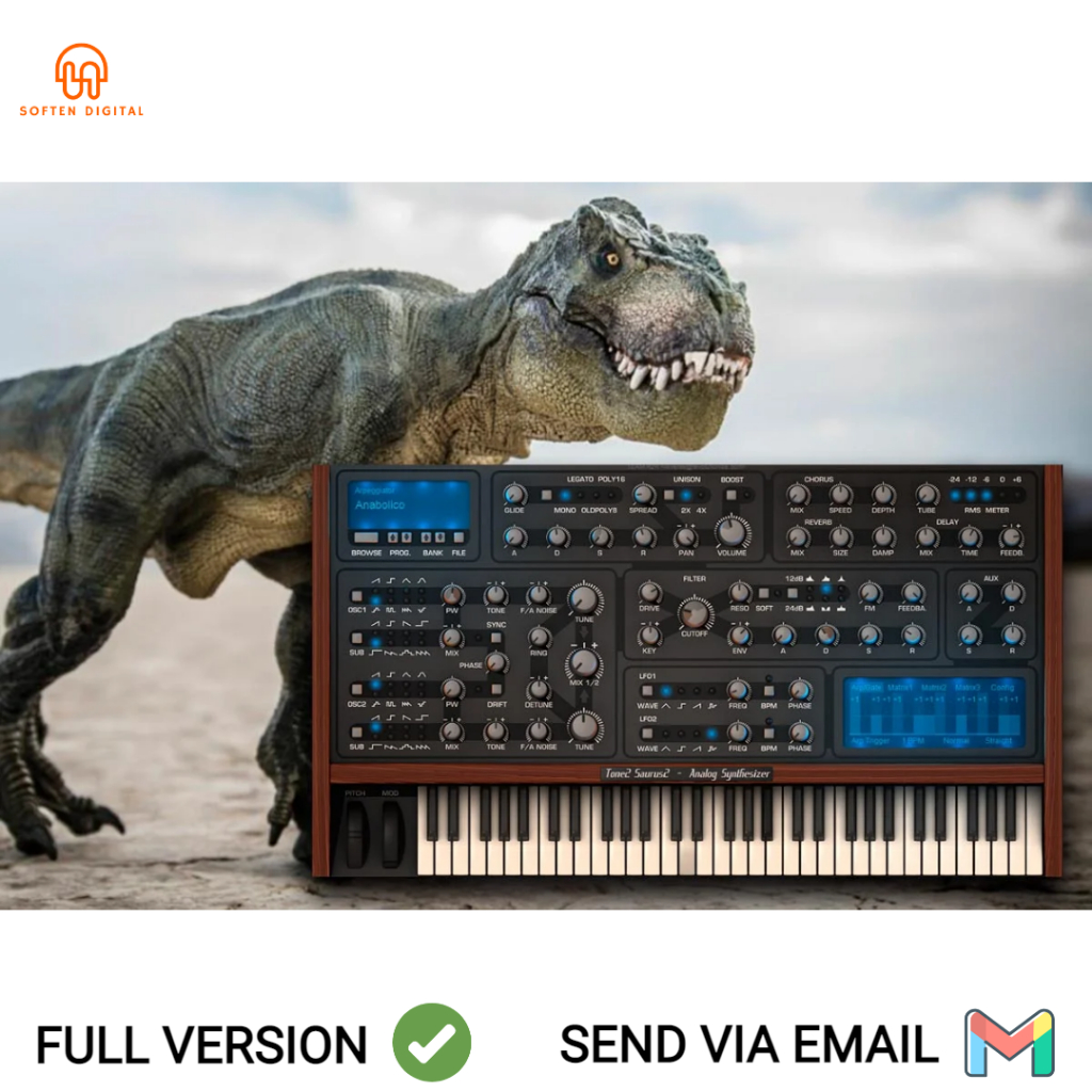 Jual Tone2 Saurus Synth v4 VSTi plugin analogue synth emulations lately ...