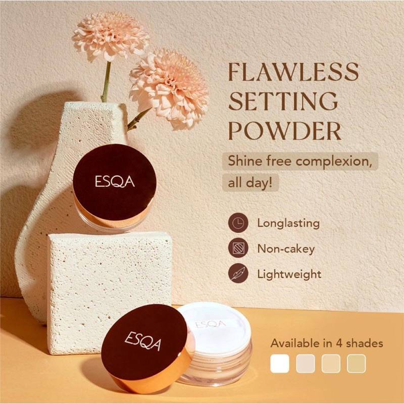 Jual ESQA FLAWLESS MICRO SETTING POWDER | Shopee Indonesia