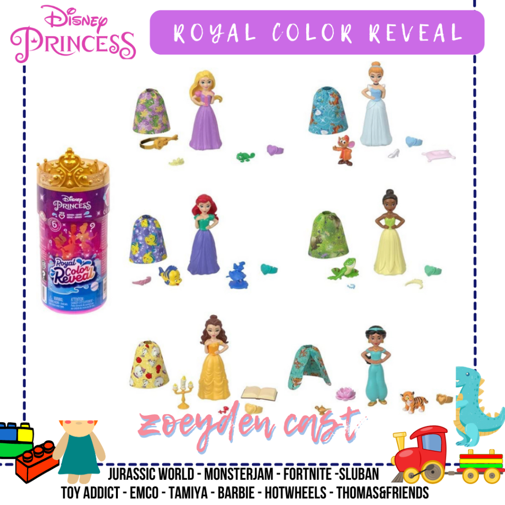 Jual Disney Princess Royal Color Reveal Doll Original harga satuan ...