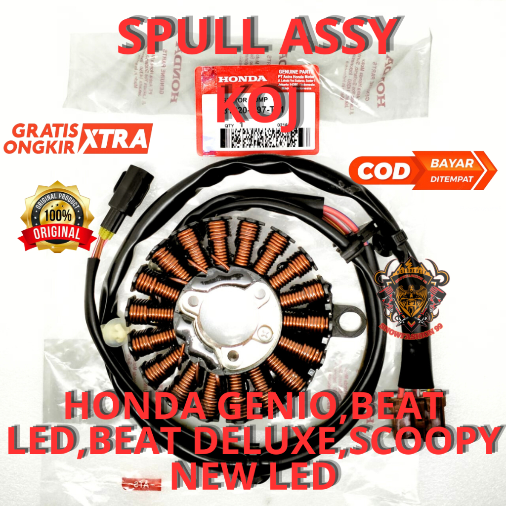 Jual SPULL SPUL ASSY KOJ HONDA GENIO ,BEAT LED ,BEAT DELUXE ,SCOOPY LED ...