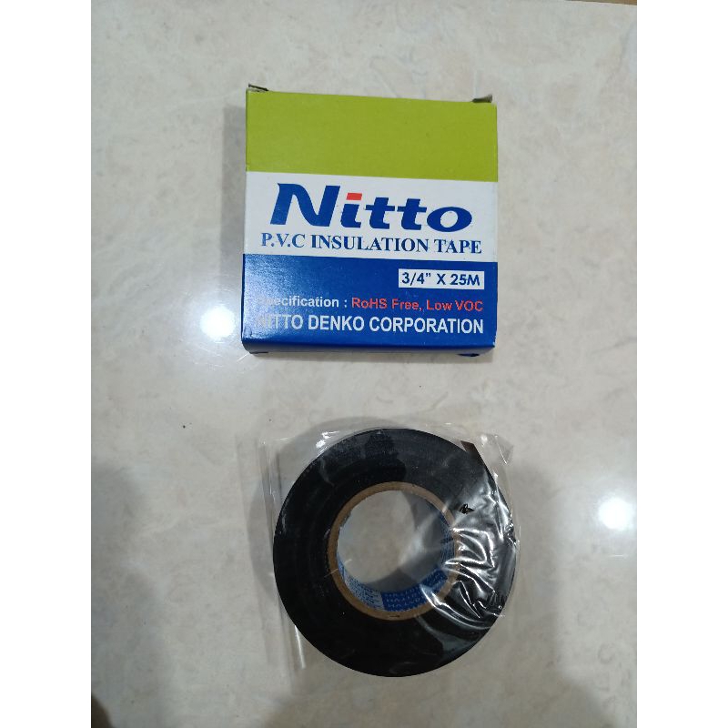 Jual ISOLASI HITAM NITTO ISOLASI NITTO HITAM | Shopee Indonesia