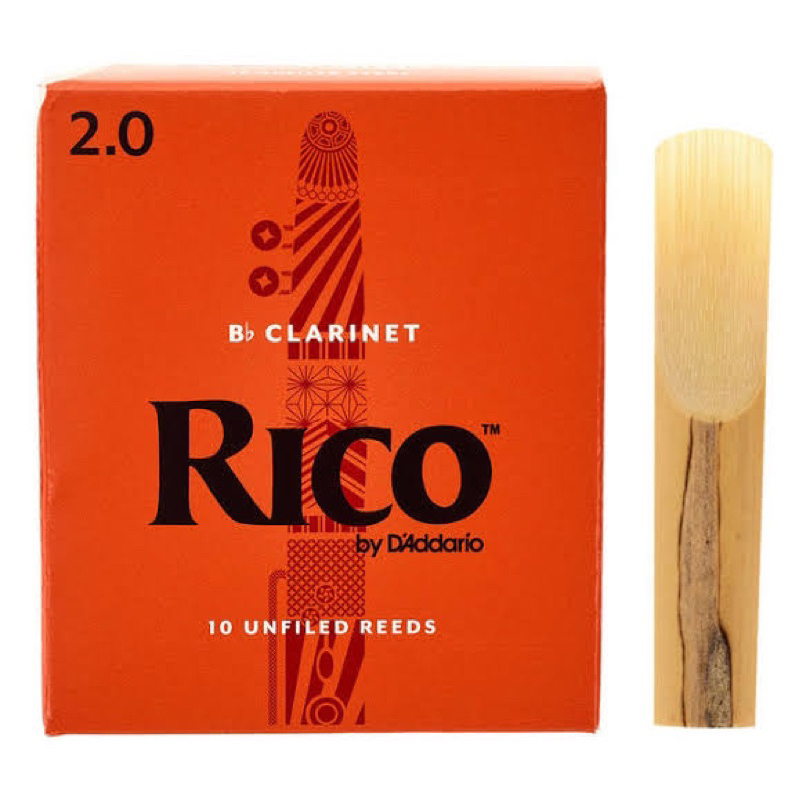 Jual Reed Clarinet Rico Bb Orange Box Unfiled Reeds | Shopee Indonesia