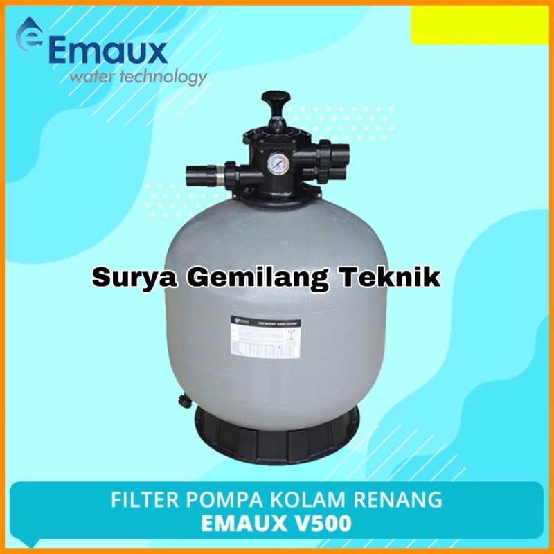 Jual Tabung Filter Kolam Renang Sand Filter Kolam Renang Emaux V500 ...