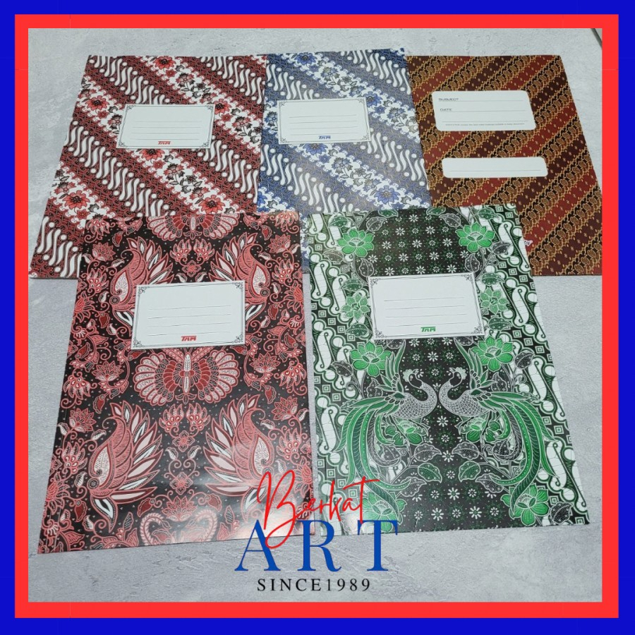 Jual Stopmap Kertas / Map Karton Motif Batik Folio | Shopee Indonesia