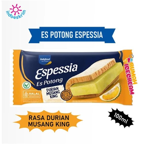 Jual ICE CREAM ESPESSIA ES POTONG INDOFOOD INDOESKRIM TELER DURIAN ...