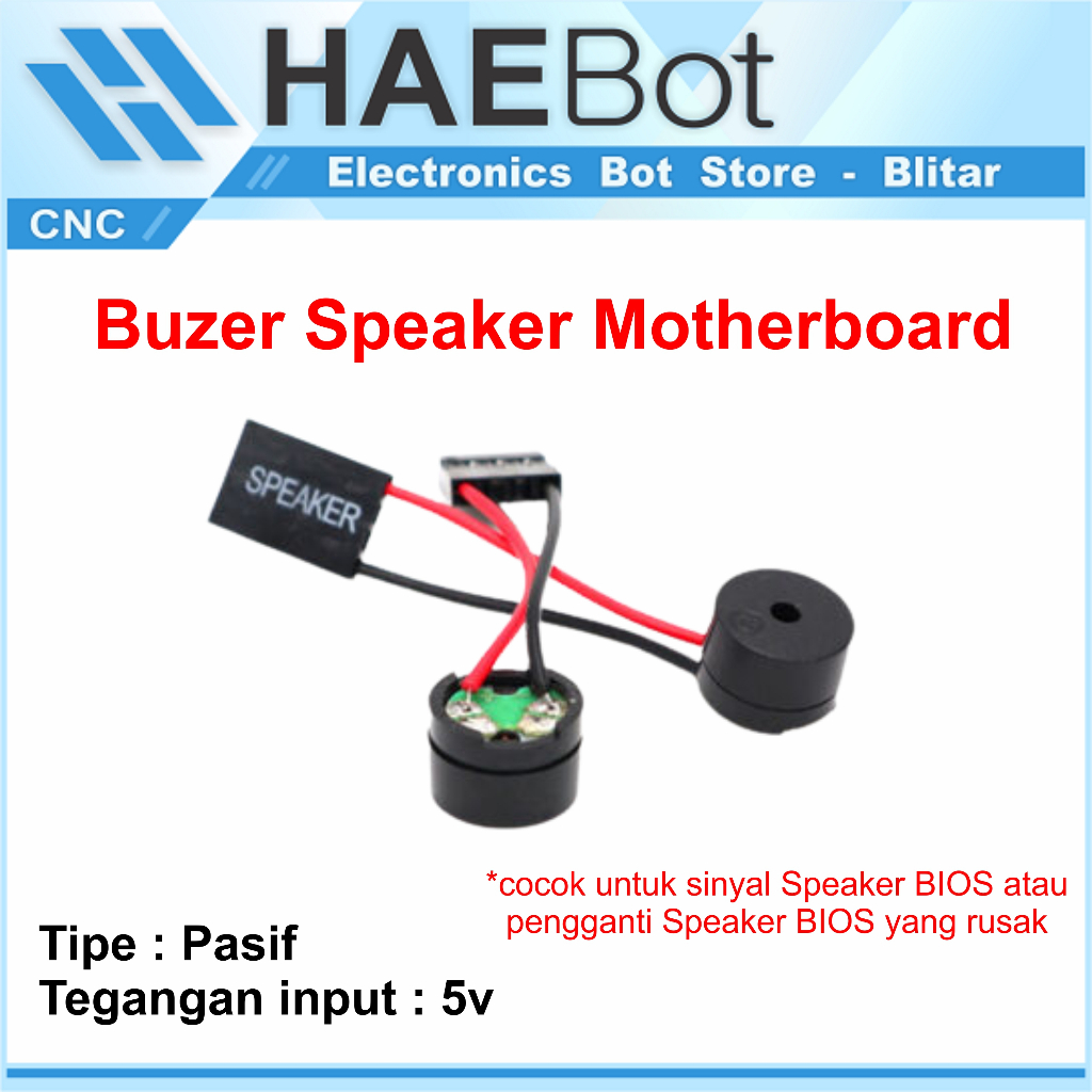 Jual [HAEBOT] Buzzer Passive Pasif Buzer Speaker Motherboard Mobo BIOS ...