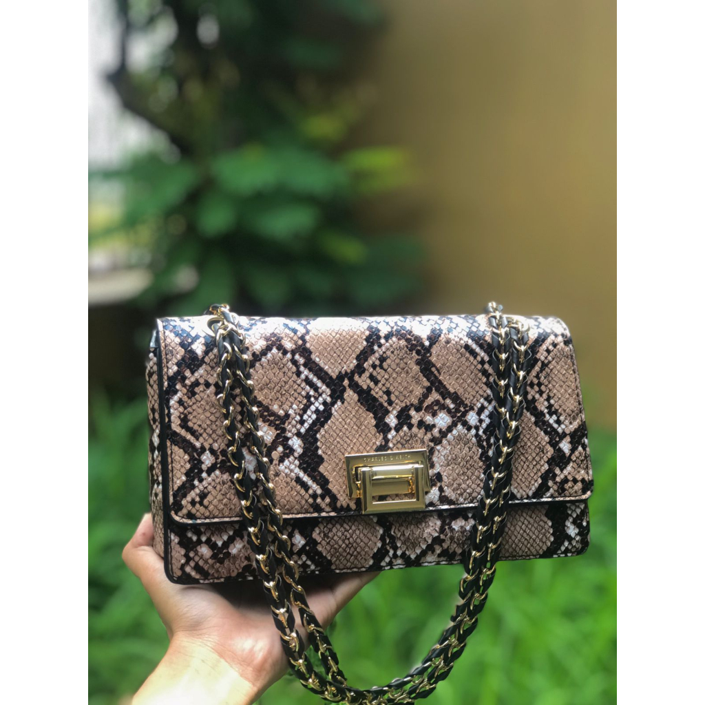 Jual Tas Selempang Wanita Ck Motif Ular #8817 | Shopee Indonesia