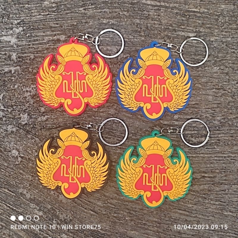 Jual GROSIR Keychain / antungan kunci karet / rubber " LAMBANG KERATON ...